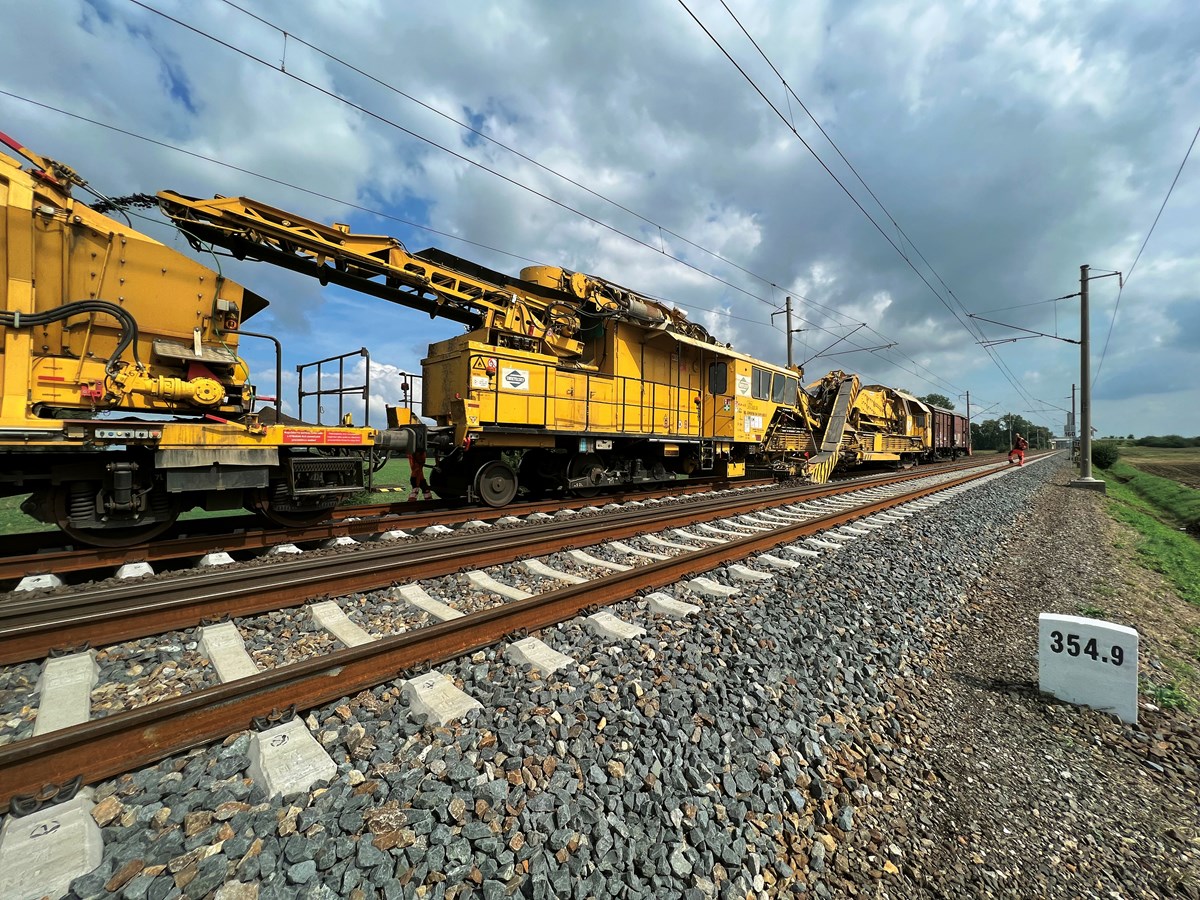 Bahnstrecke Velim–Kolín erneuert | Swietelsky AG